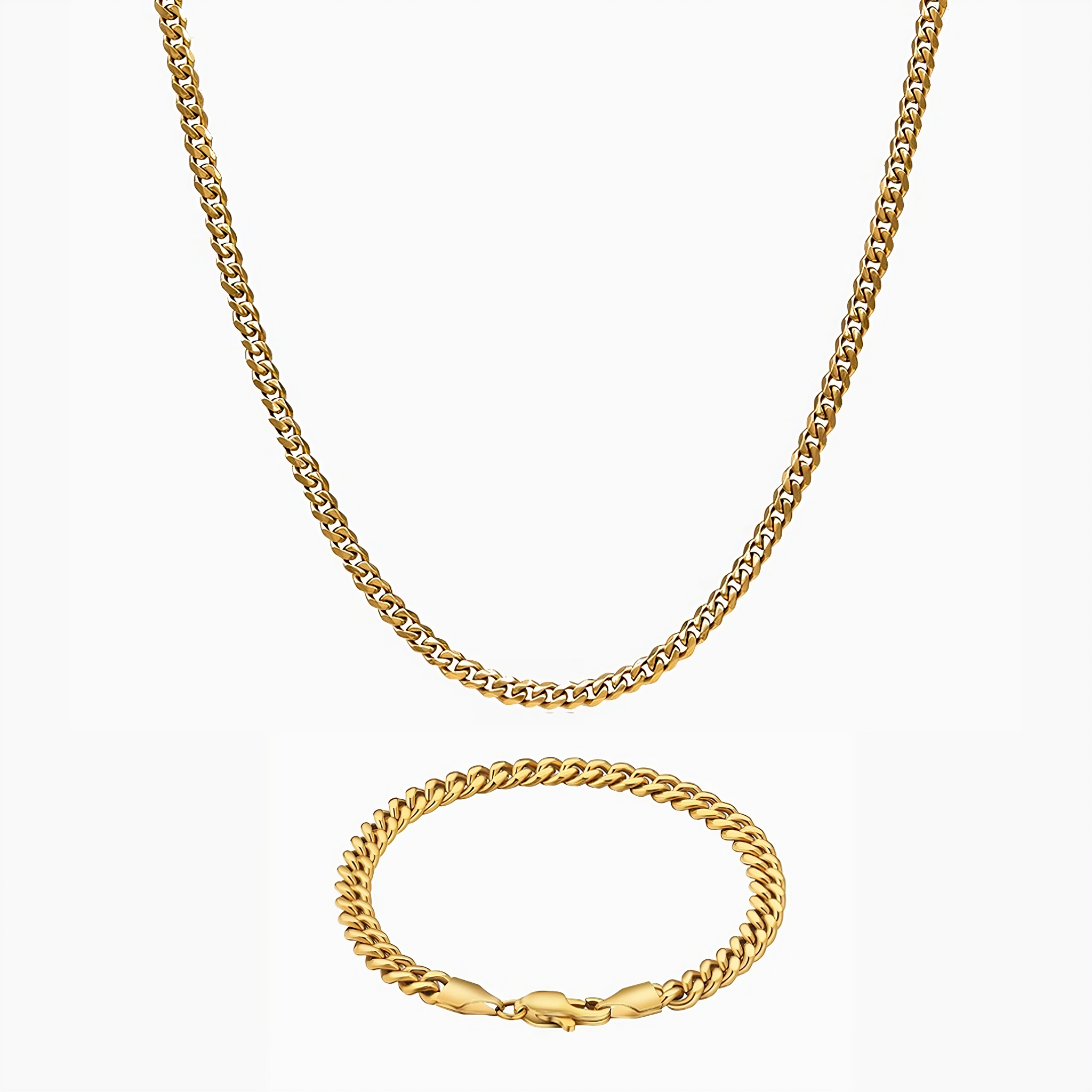 CUBAN SET (GOLD) 5MM