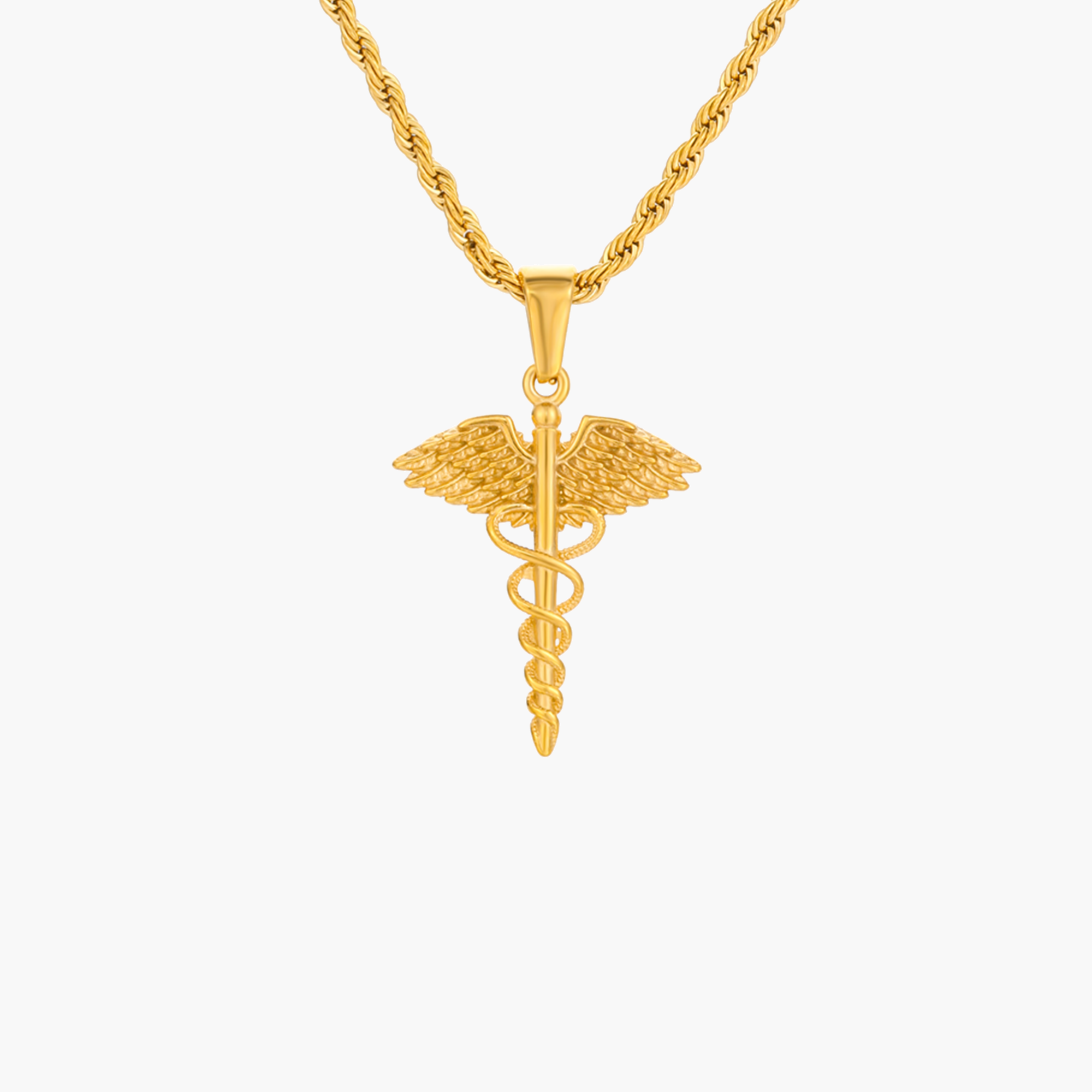 WINGED HELIX PENDANT (GOLD)