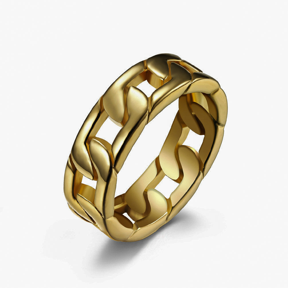 Nexus Link Ring (Gold) – MYSTIAL